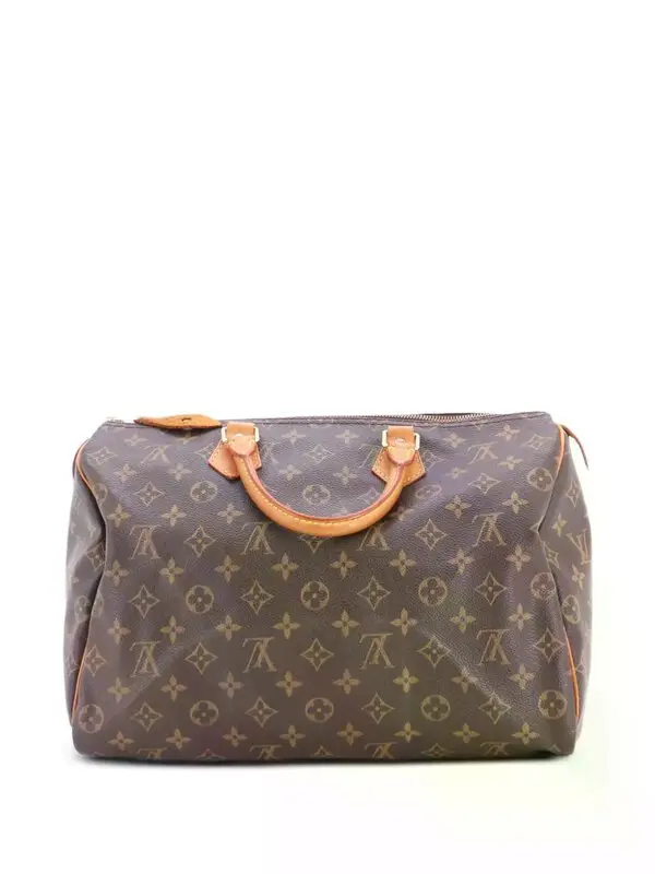 LOUIS VUITTON Speedy Monogram Canvas 35 Satchel