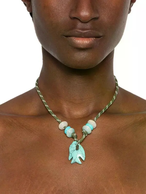 Flowze X Collanine Fish Pendant Necklace