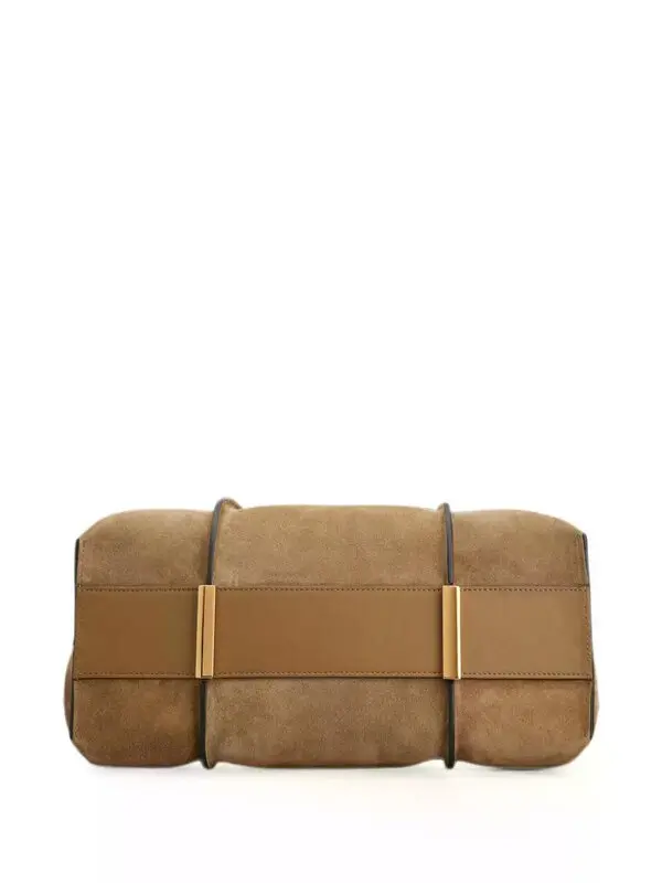 TOD'S Timeless Suede Shopping Bag - Neutrals