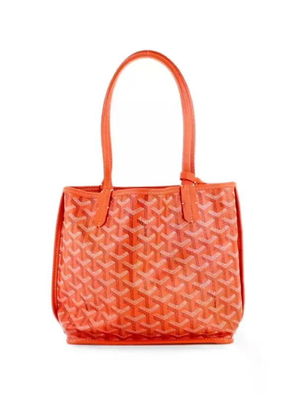 Goyard Anjou Reversible Tote Coated Canvas Mini Satchel