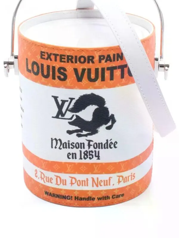 LOUIS VUITTON Paint Can Tote Bag - White