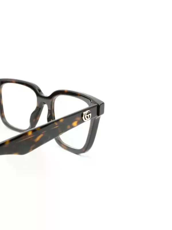 Gucci Double-g Square-frame Glasses