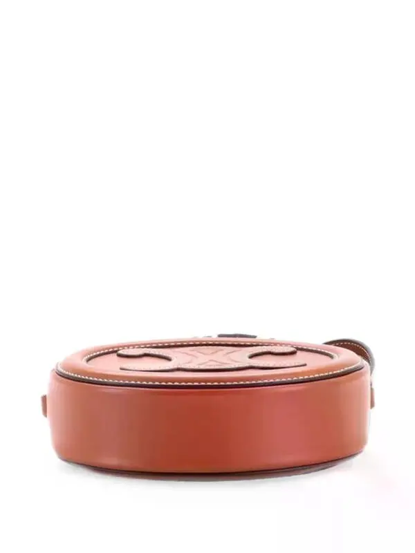 Celine Triomphe Oval Leather Mini Crossbody Bag