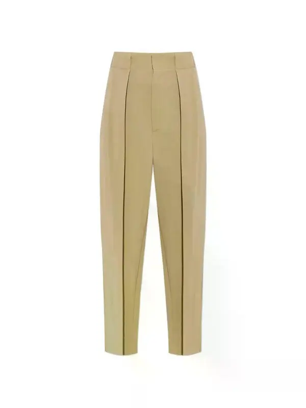 Victoria Beckham Pleated Straight-leg Trousers