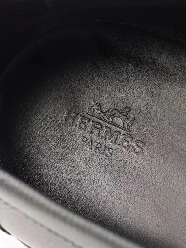 Hermès Kelly Buckle Leather Loafers