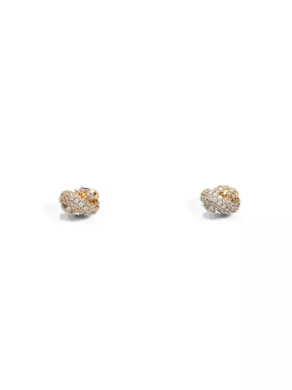 Kate Spade New York Sailor's Knot Crystal-embellished Earrings - Gold