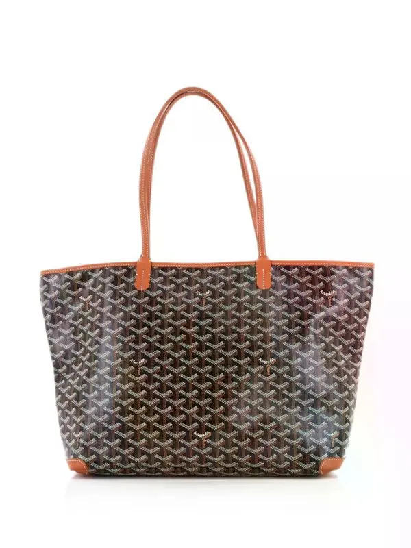 Goyard Artois Tote Coated Canvas Mm Shoulder Bag - Brown