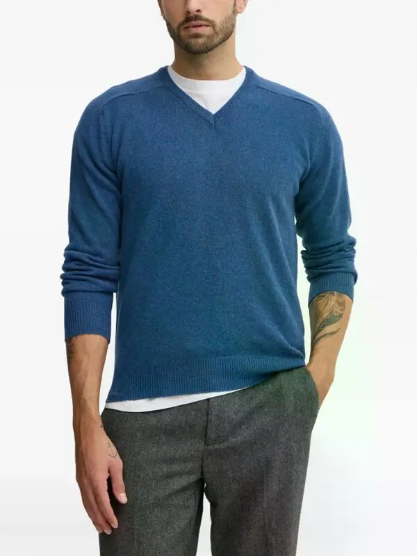 BENETTON V-neck Knitted Sweater