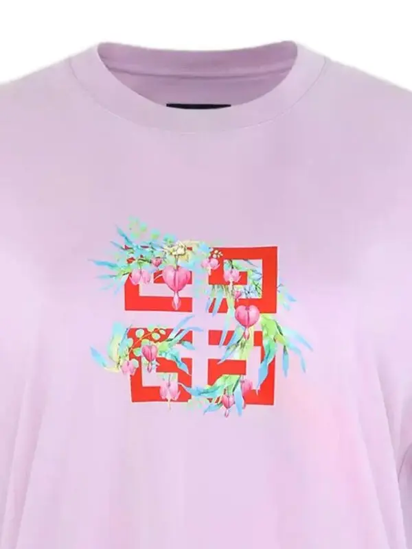 Givenchy 4g Logo Print T-shirt