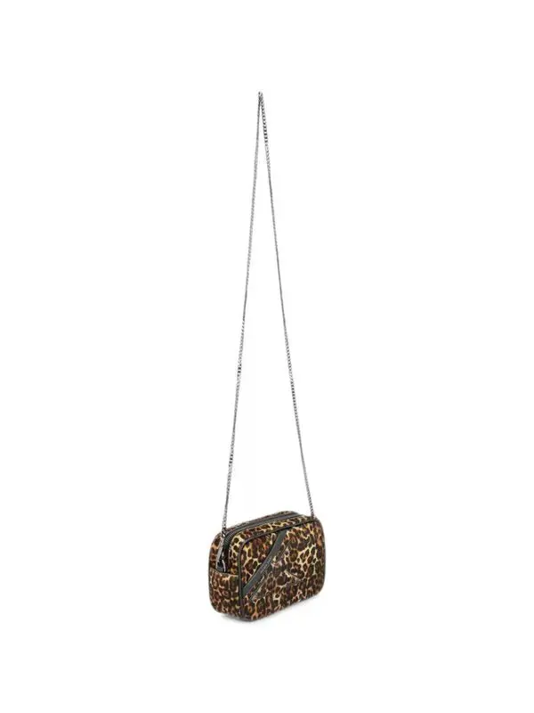 GOLDEN GOOSE Mini Star Leopard-print Shoulder Bag - Neutrals