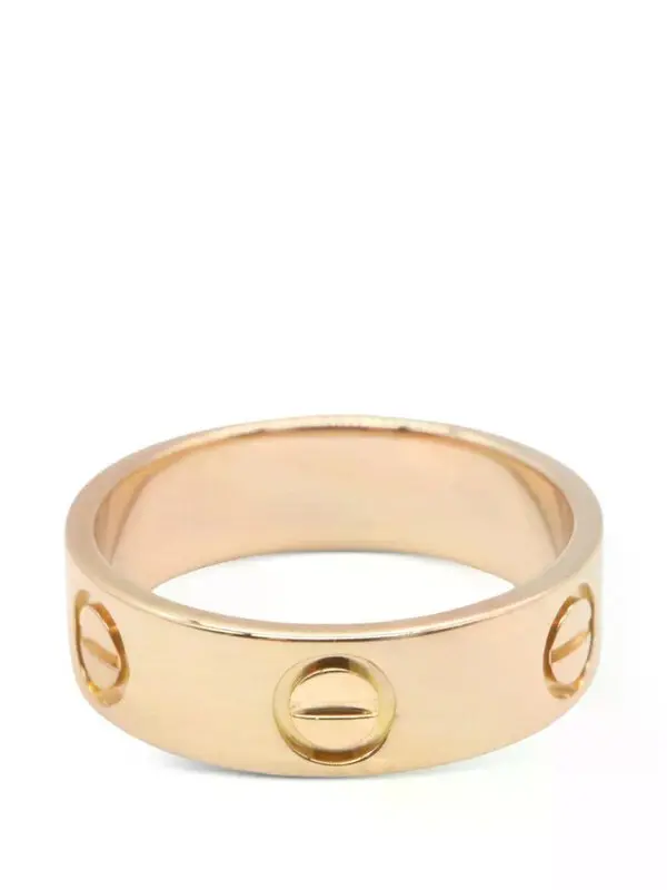 Cartier 18k Rose Gold Love Ring - Pink
