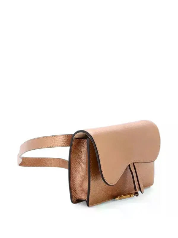 Dior Saddle Rectangular Leather Belt Bag