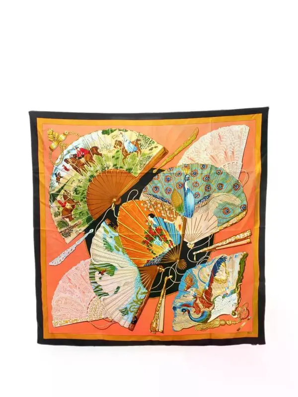 Hermès Brise De Charme Scarf - Orange