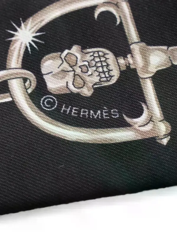 Hermès Twilly A Fête Ribbon Scarf