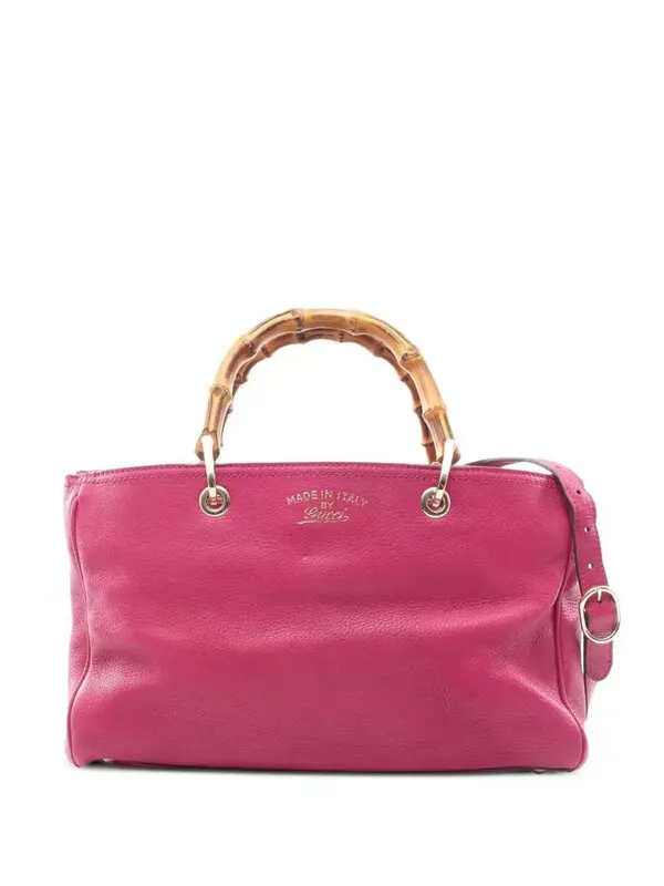 Gucci Bamboo Shopper Tote Bag - Pink