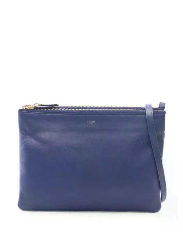 Celine Trio Leather Shoulder Bag