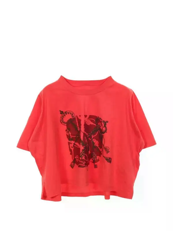 Hermès Cartouche Leclere Print Crewneck T-shirt
