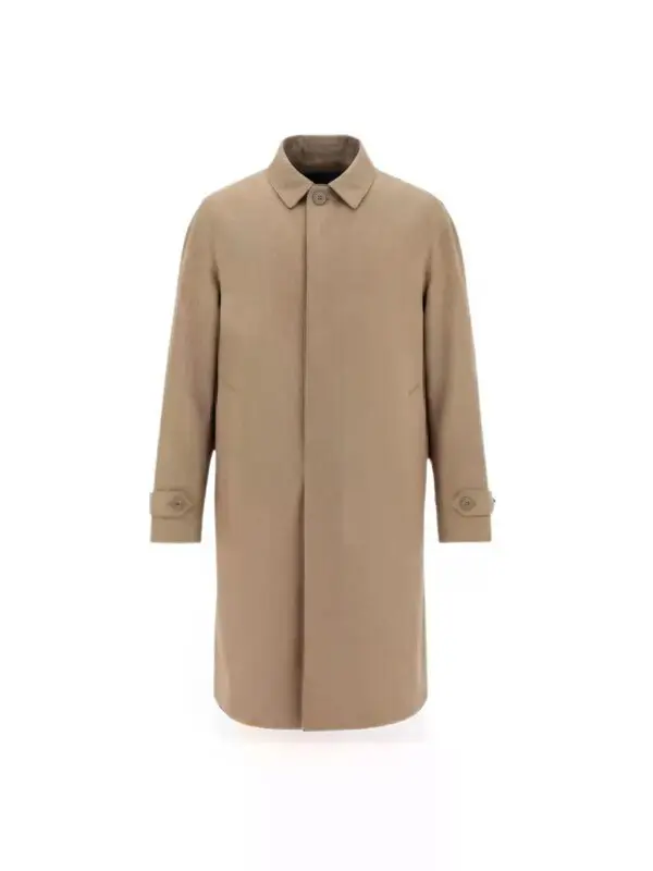 Herno Single-breasted Cotton Coat