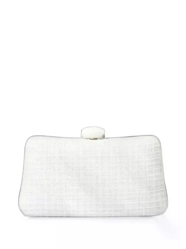 TWENTY FOURHAITCH Citara Tweed-effect Clutch Bag