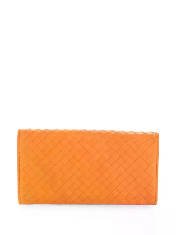 Bottega Veneta Intrecciato Flap Wallet