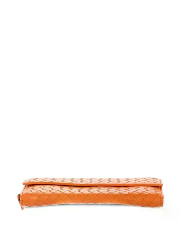 Bottega Veneta Intrecciato Flap Wallet
