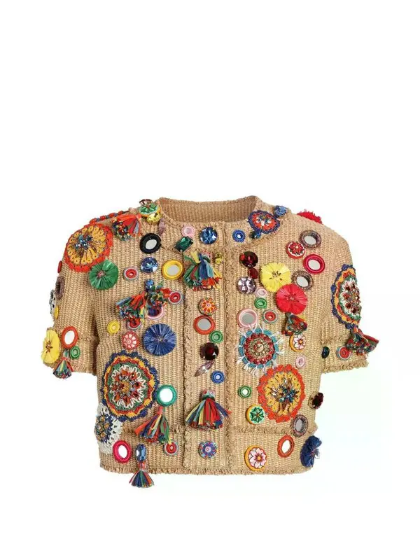 Dolce & Gabbana Raffia Jacket