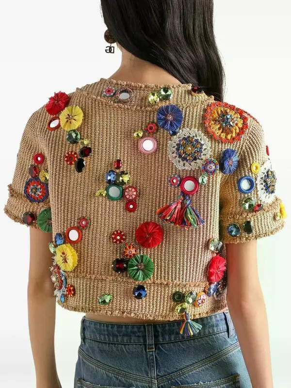 Dolce & Gabbana Raffia Jacket