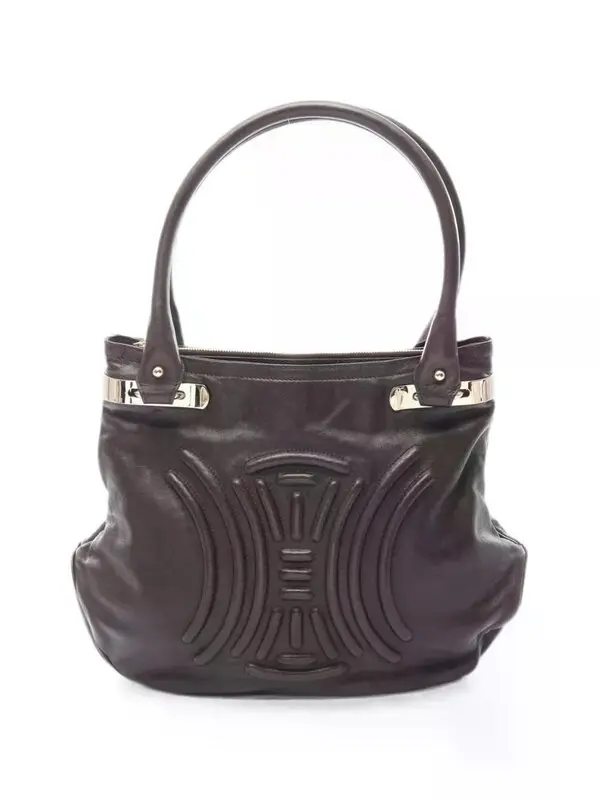 Celine Triomphe Leather Tote Bag