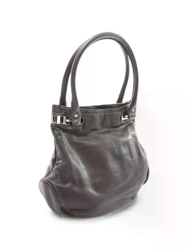 Celine Triomphe Leather Tote Bag