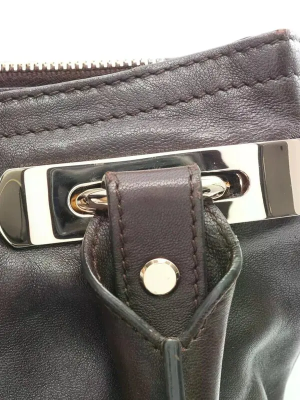 Celine Triomphe Leather Tote Bag