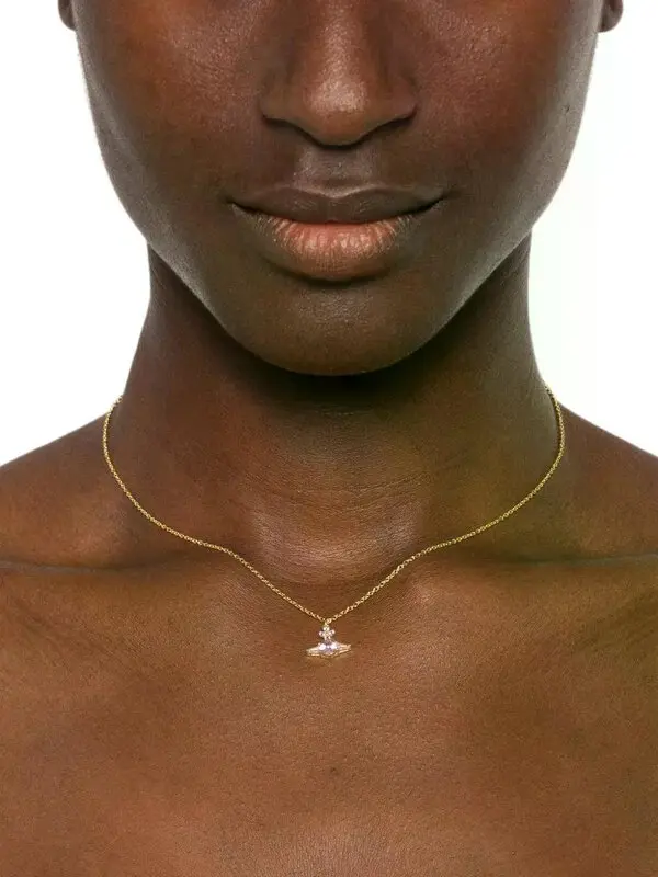 VIVIENNE WESTWOOD Ofelia Crystal Embellished Necklace - Gold