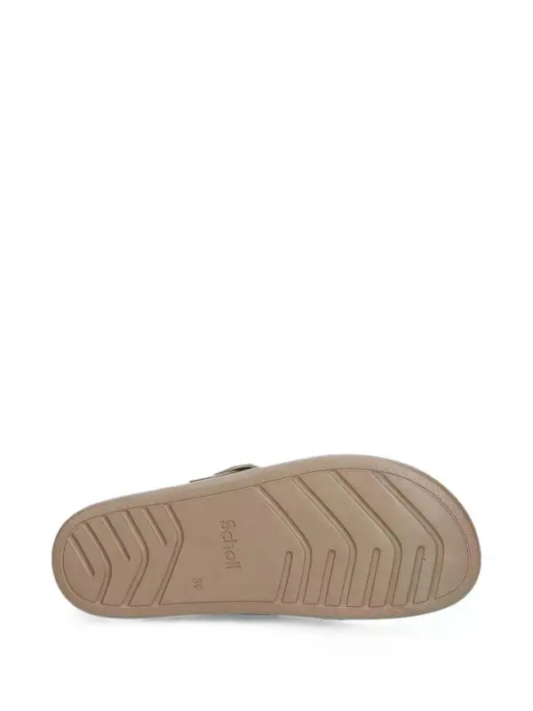 DR. SCHOLL'S SHOES Buckle-fastening Suede Slippers