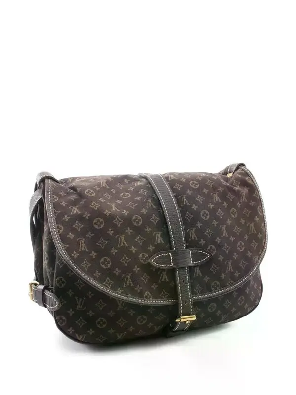 LOUIS VUITTON Monogram Canvas Saumur Shoulder Bag - Brown