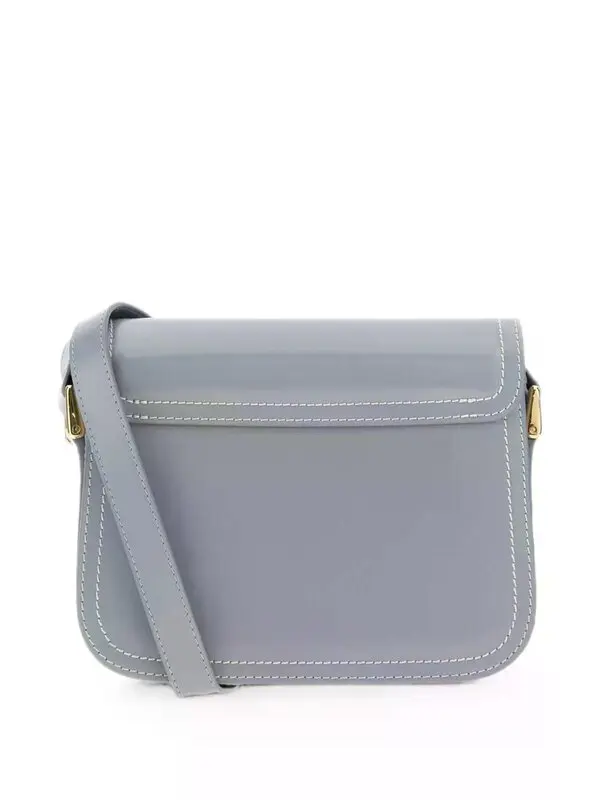 A.p.c. Small Grace Leather Shoulder Bag - Blue