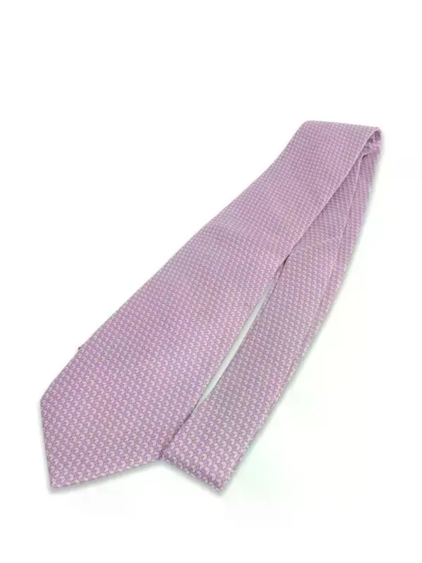 Hermès Geometric-pattern Tie