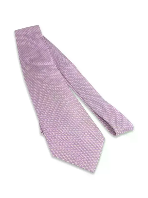 Hermès Geometric-pattern Tie
