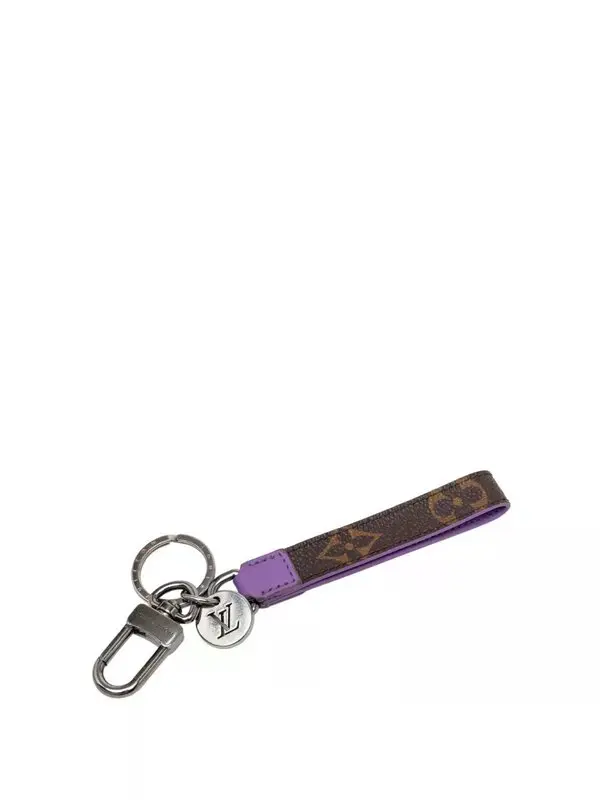 LOUIS VUITTON 2022 Monogram Dragonne Bag Charm And Key Holder