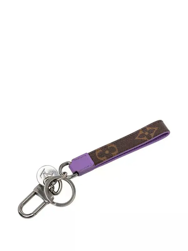 LOUIS VUITTON 2022 Monogram Dragonne Bag Charm And Key Holder