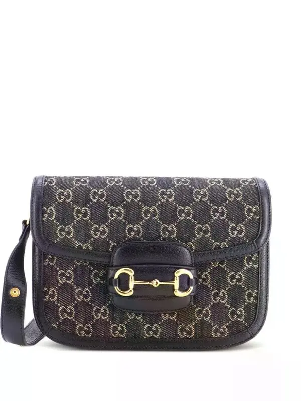 Gucci Horsebit 1955 Small Shoulder Bag - Black