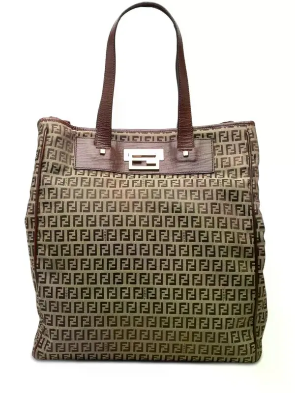 Fendi 2000-2010 Zucchino Canvas Tote Bag