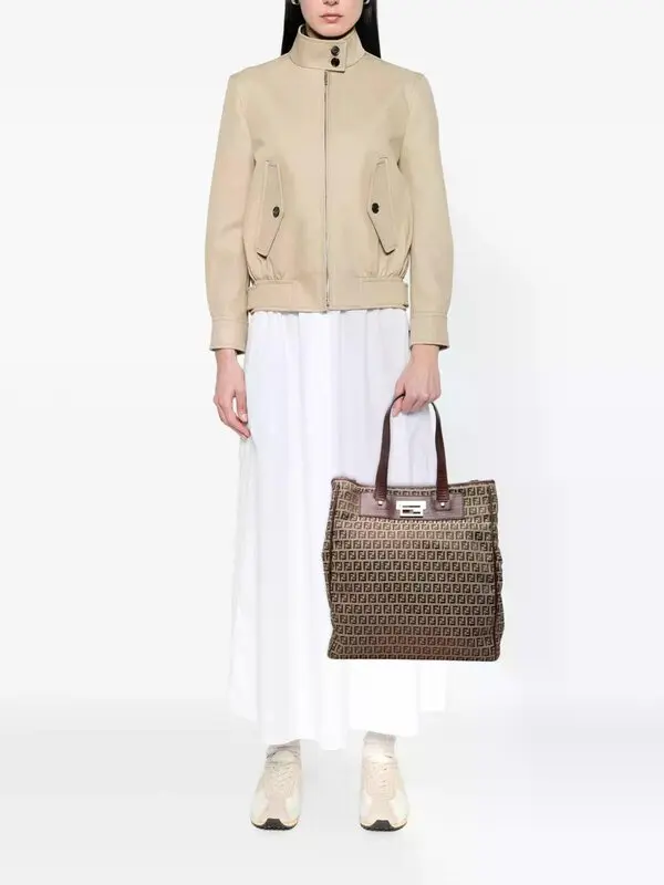 Fendi 2000-2010 Zucchino Canvas Tote Bag