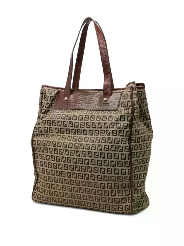 Fendi 2000-2010 Zucchino Canvas Tote Bag