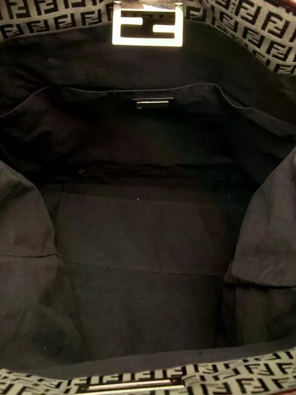 Fendi 2000-2010 Zucchino Canvas Tote Bag