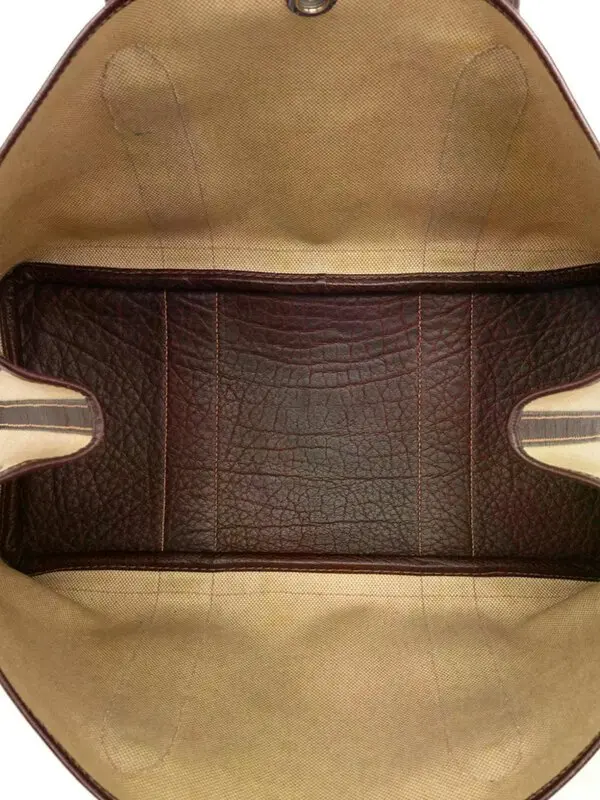 Hermès Toile And Buffle Skipper Garden Party 36 Tote Bag - Brown