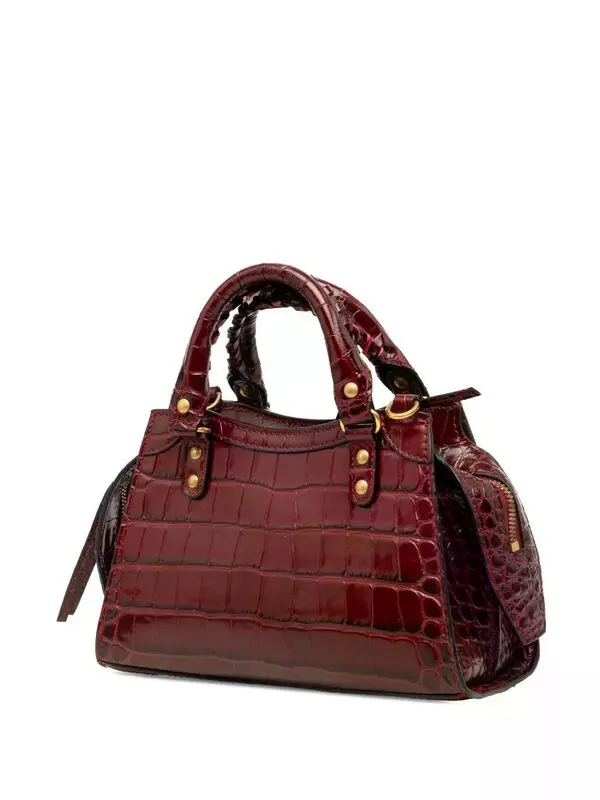 Balenciaga Neo Classic City Satchel - Red