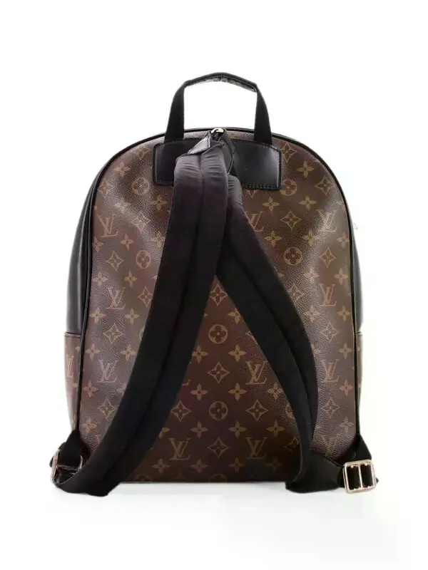 LOUIS VUITTON Josh Macassar Monogram Canvas Backpack