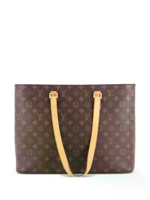 LOUIS VUITTON Monogram Canvas Luco Tote Bag - Brown