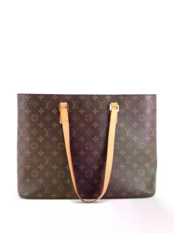 LOUIS VUITTON Monogram Canvas Luco Tote Bag - Brown