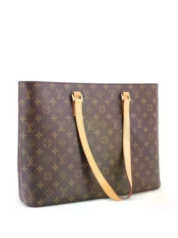 LOUIS VUITTON Monogram Canvas Luco Tote Bag - Brown
