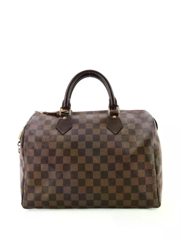 LOUIS VUITTON Speedy Handbag Damier 30 Satchel